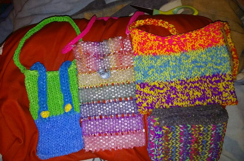 Rainbow Loom Phone Sleeve